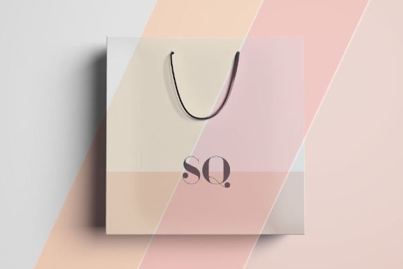 Free Square Shopping Bag Mockup - Free Design Resources