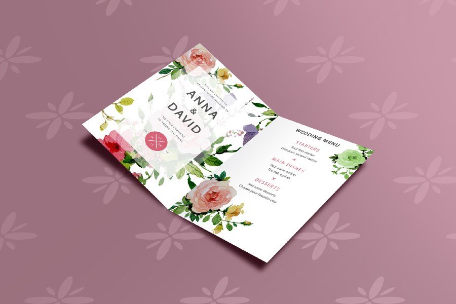 Free Classic Invitation Card Mockup – Free Design Resources