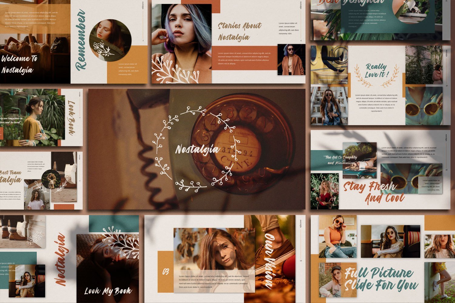 Nostalgia Free Powerpoint Template – Free Design Resources