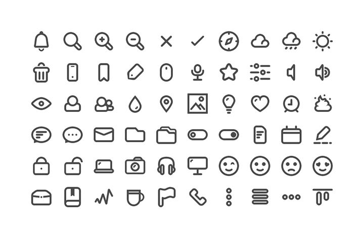 100 Free Minimal Line Icons – Free Design Resources 100 Free Minimal Line Icons – Free Design Resources