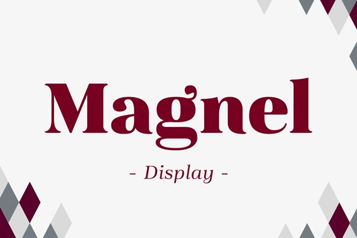 Magnel Display Free Demo – Free Design Resources