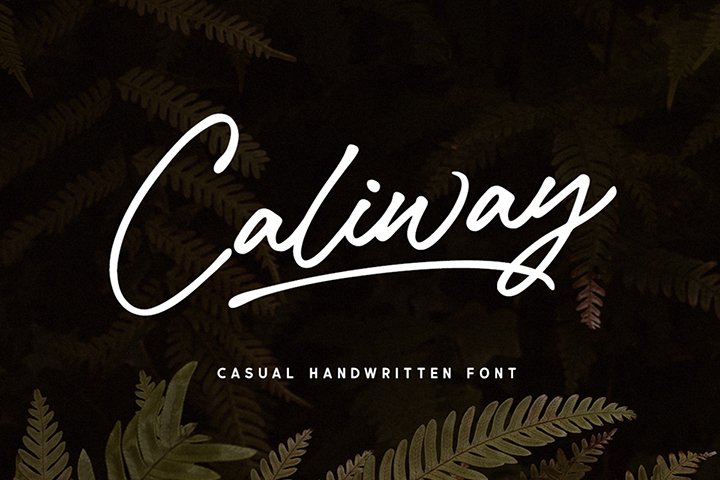 Caliway Casual Handwritten Font – Free Design Resources