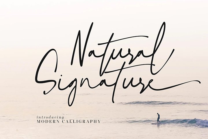 Free Natural Signature Script Font – Free Design Resources