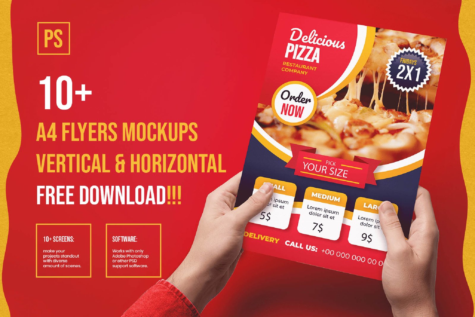 Free A4 Flyer Mockups Free Design Resources Free A4 Flyer Mockups Free Design Resources