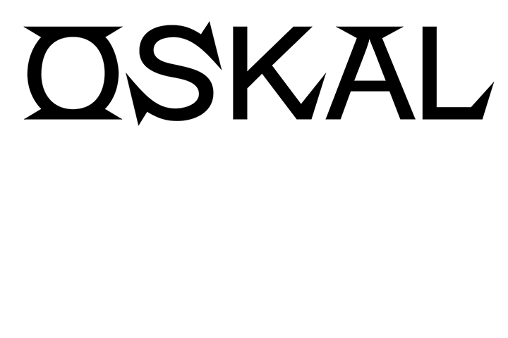 OSKAL Unique Display Font – Free Design Resources