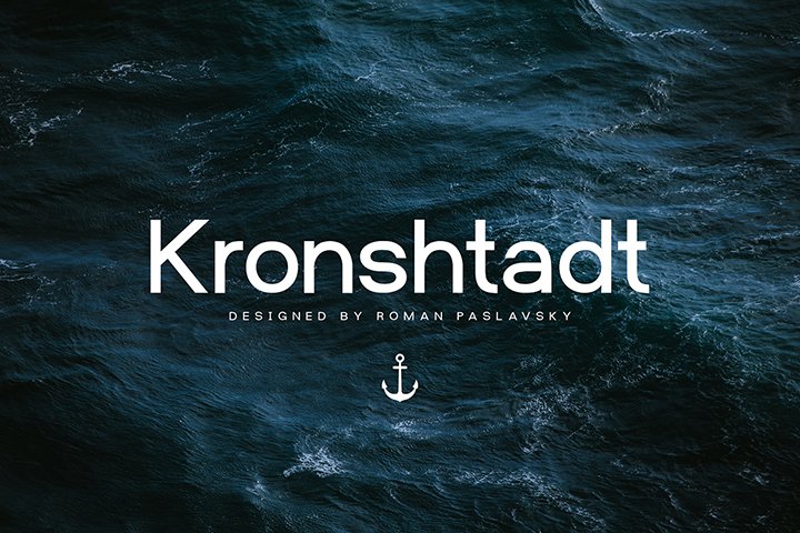 Kronshtadt Sans Serif Typeface – Free Design Resources