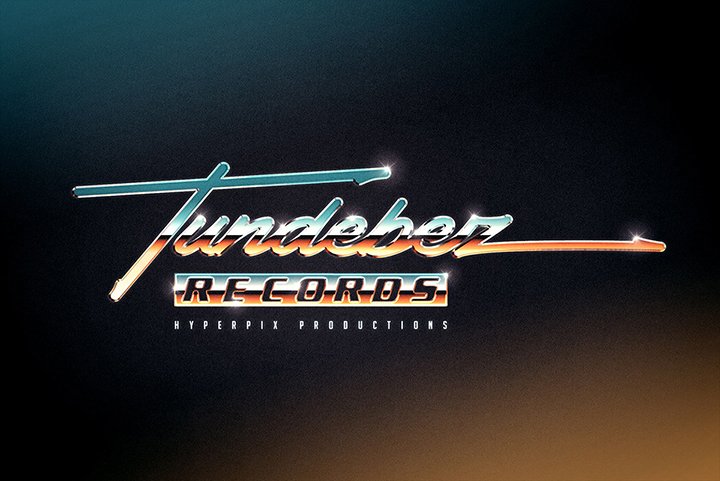 80s Chrome Text Effect – Free Design Resources