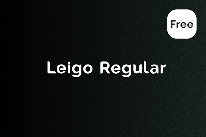Leigo Free Sans Serif – Free Design Resources