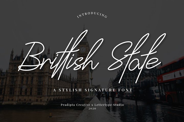 Free Brittish State Script – Free Design Resources
