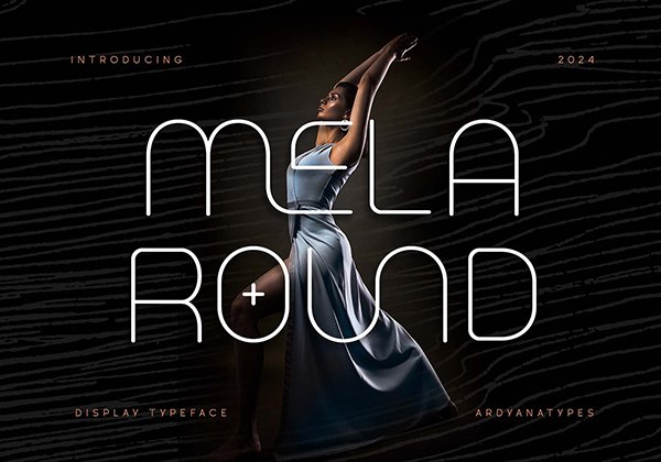 Melaround Display Font – Free Design Resources